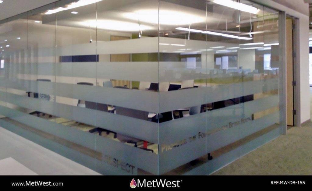 Custom Decorative Glass Film - Metropolitan West